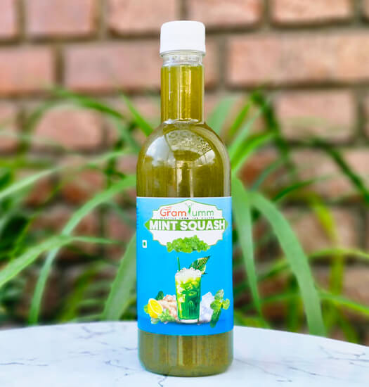 Mint Pudina Squash 550ml - GramYumm